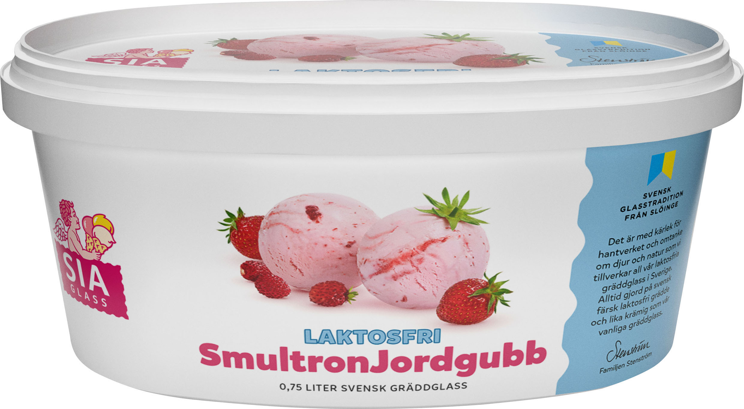 SmultronJordgubb Laktosfri - SIA Glass