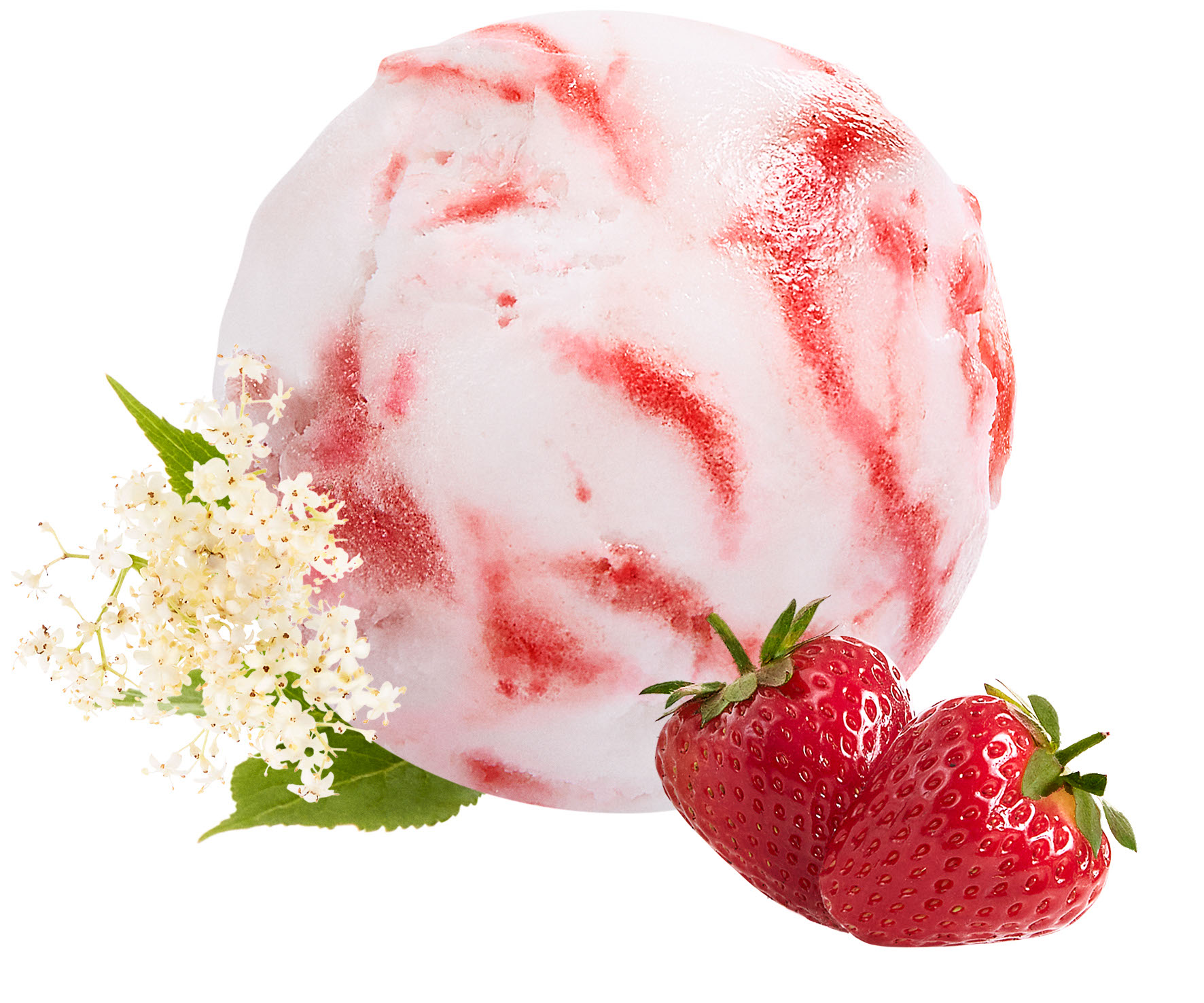 FläderJordgubb sorbet - SIA Glass